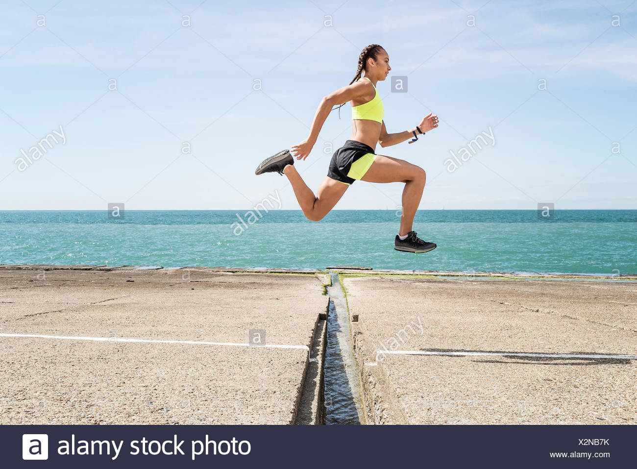 Jumping Running At High Resolution Stock Photography and Images - Alamy