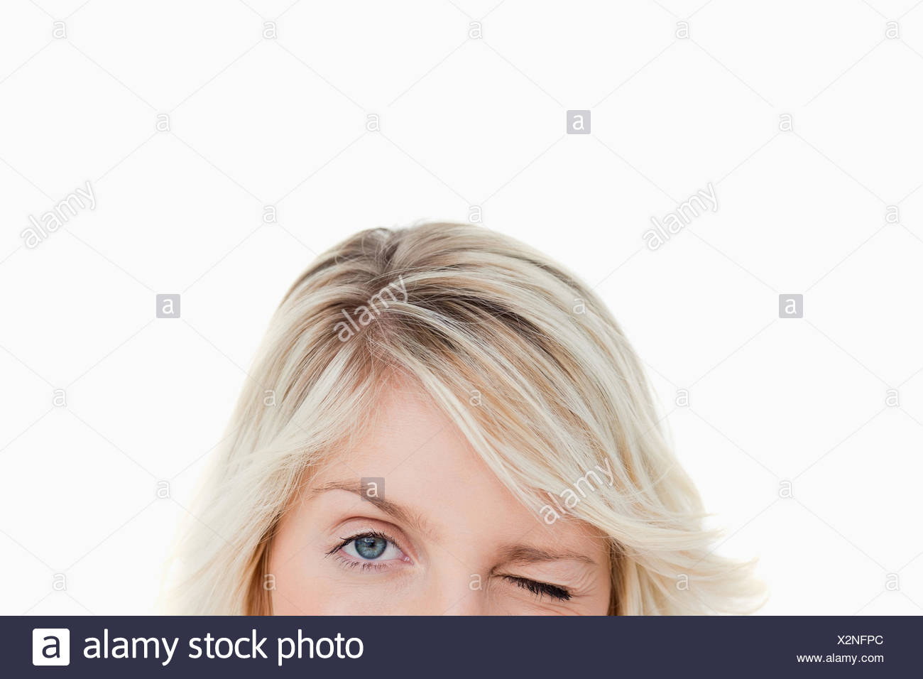 Woman Blinking Eyes Stock Photos & Woman Blinking Eyes Stock Images - Alamy