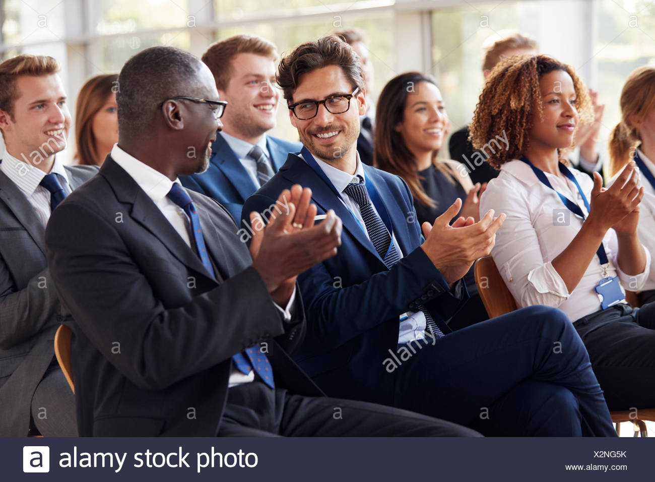 Audience Clapping In Row High Resolution Stock Photography and Images ...