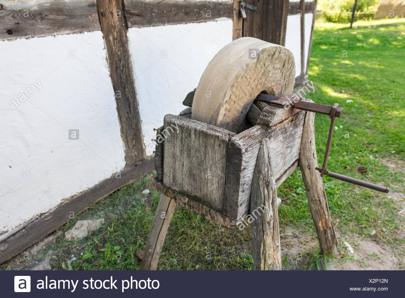 Old Grindstone High Resolution Stock Photography and Images - Alamy