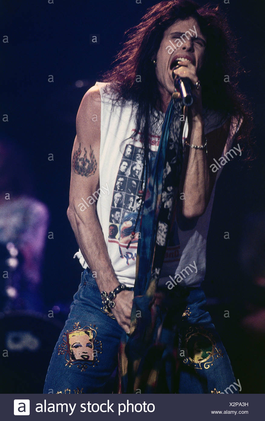 Lead Singer Of Aerosmith High Resolution Stock Photography and Images ...