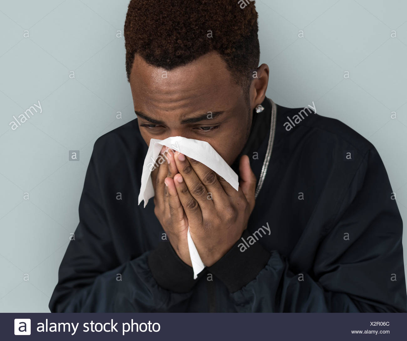 Man Crying Tissue High Resolution Stock Photography and Images - Alamy