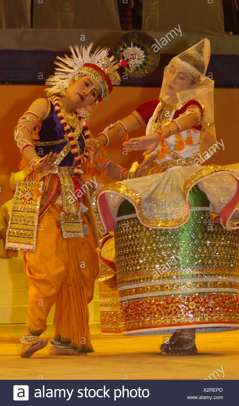 Manipuri Dance High Resolution Stock Photography and Images - Alamy