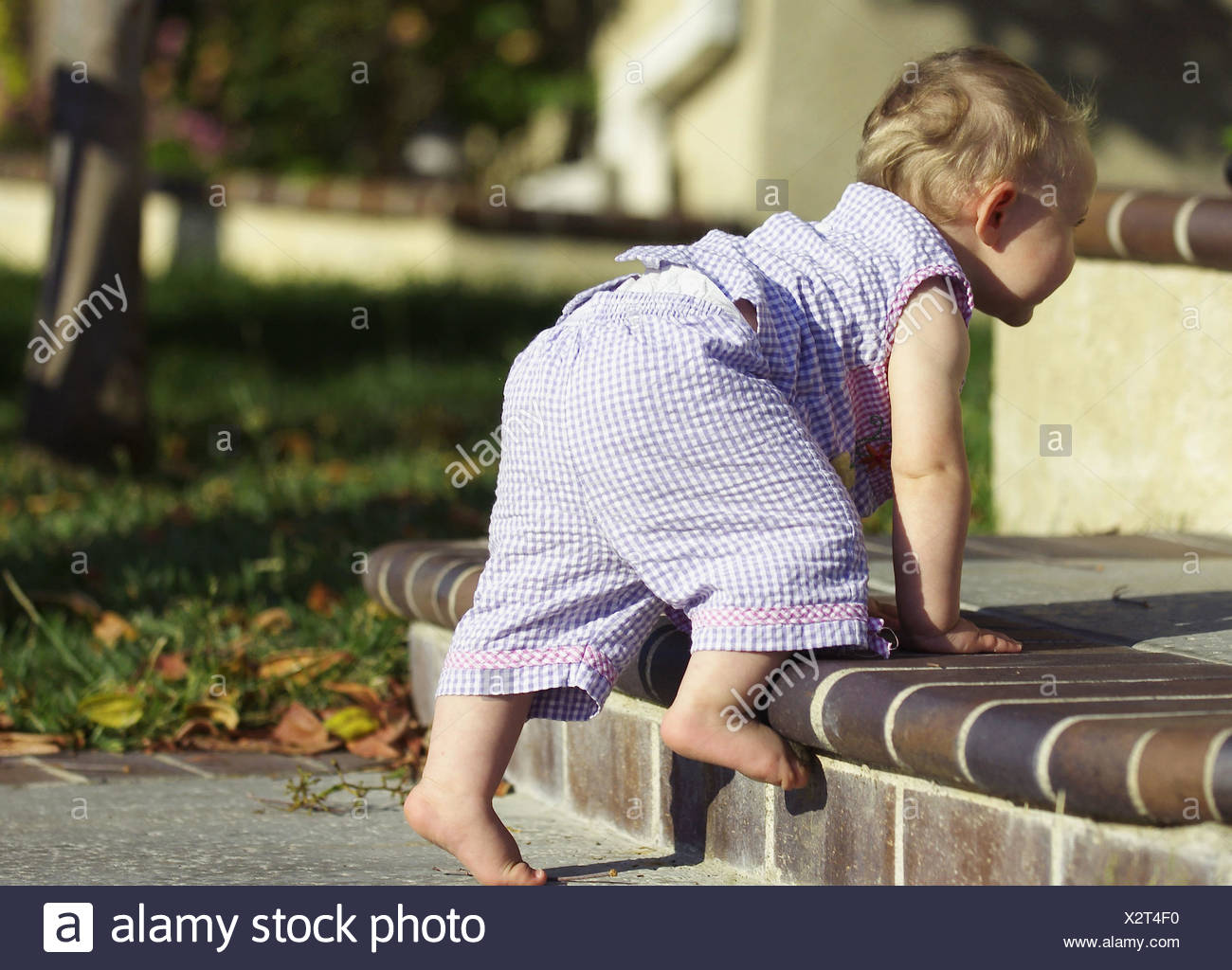 Toddler Climbing Steps High Resolution Stock Photography and Images - Alamy
