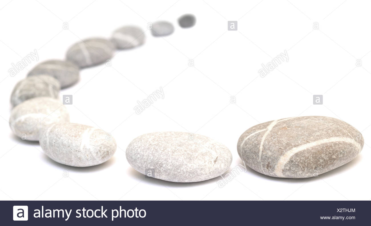Row Of Pebbles High Resolution Stock Photography and Images - Alamy