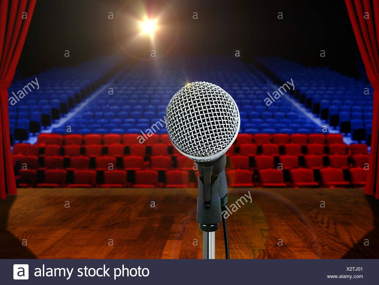 Empty Stage Microphone Stock Photos & Empty Stage Microphone Stock ...
