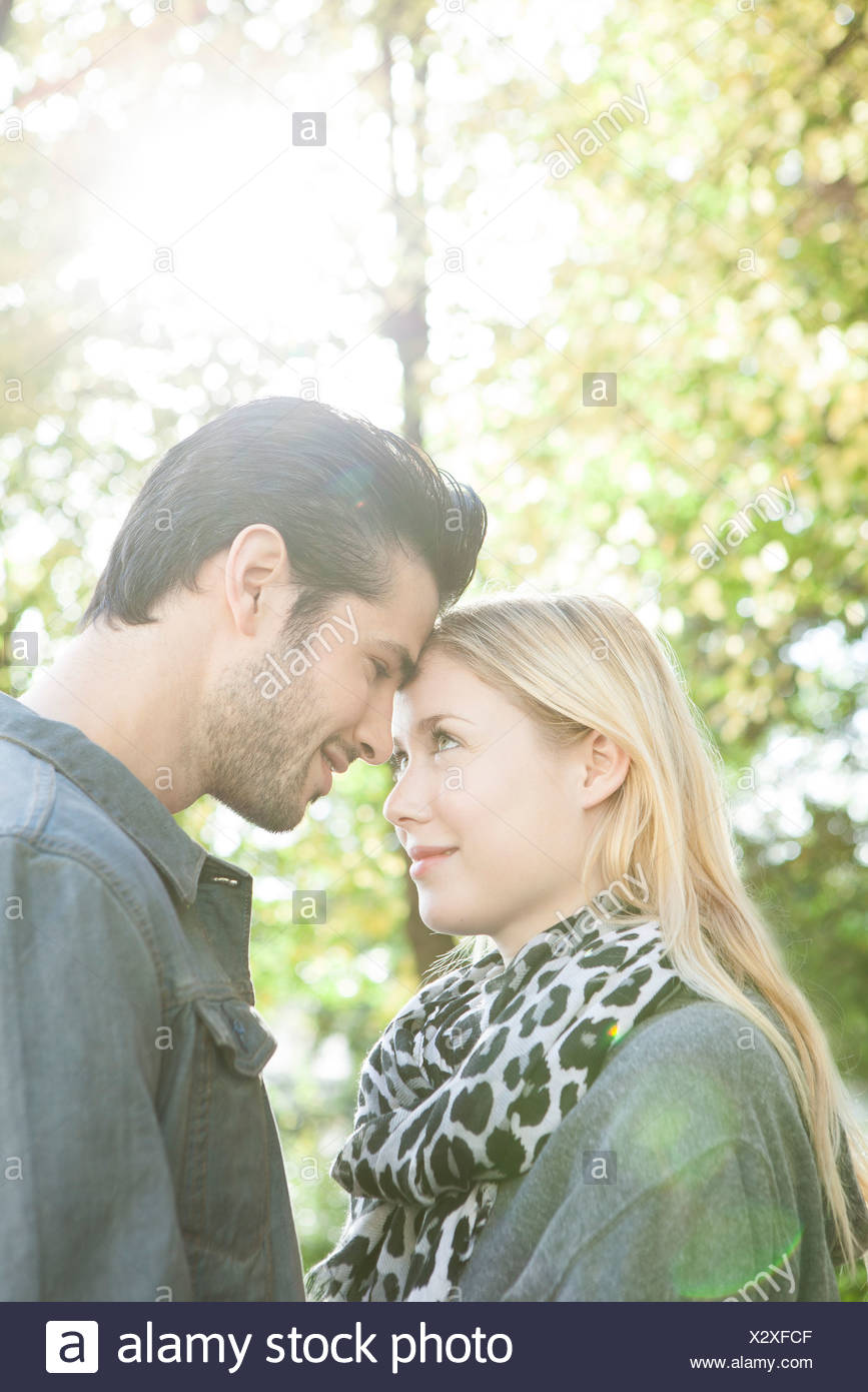 Man And Woman Nuzzling Stock Photos & Man And Woman Nuzzling Stock ...