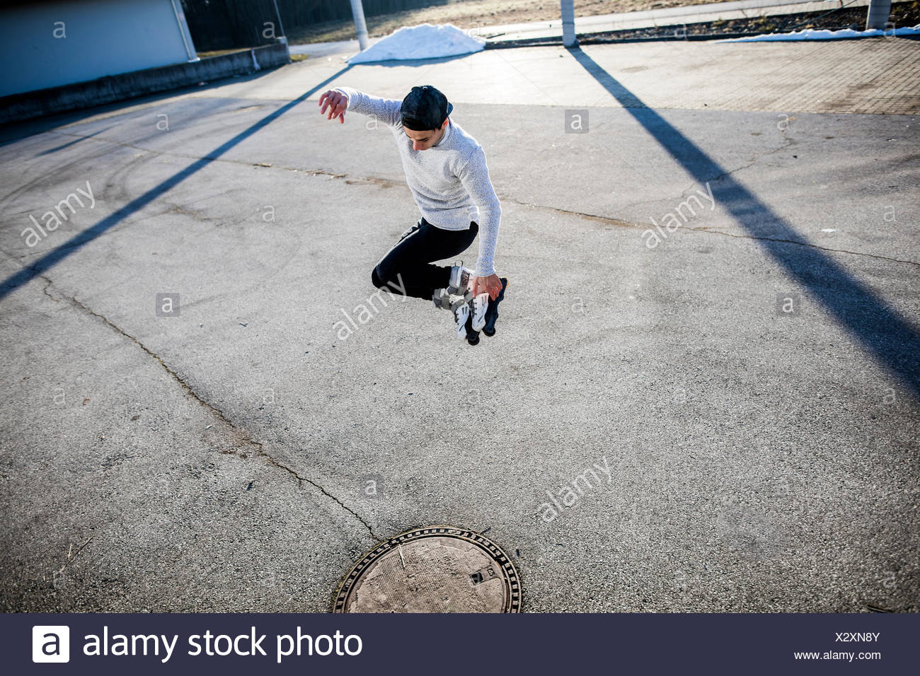 Inline Skates And Jump High Resolution Stock Photography and Images - Alamy