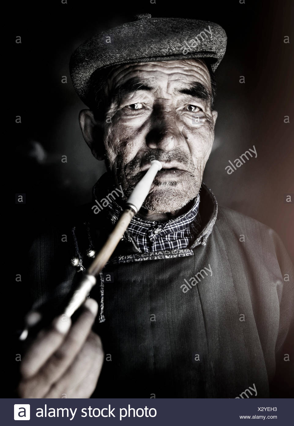 Smoking A Pipe High Resolution Stock Photography and Images - Alamy