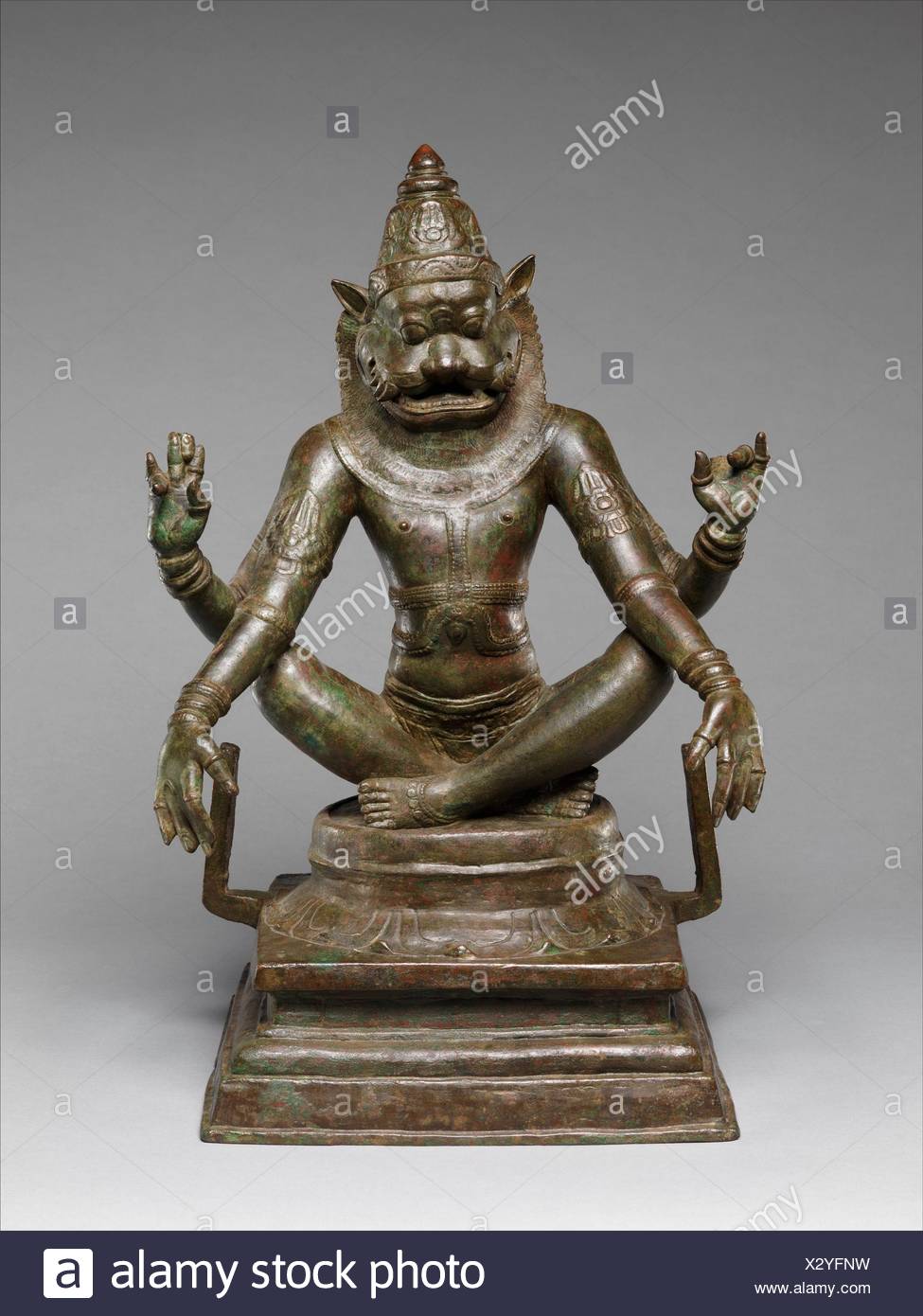 The Man Lion Avatar Of Vishnu High Resolution Stock Photography and ...