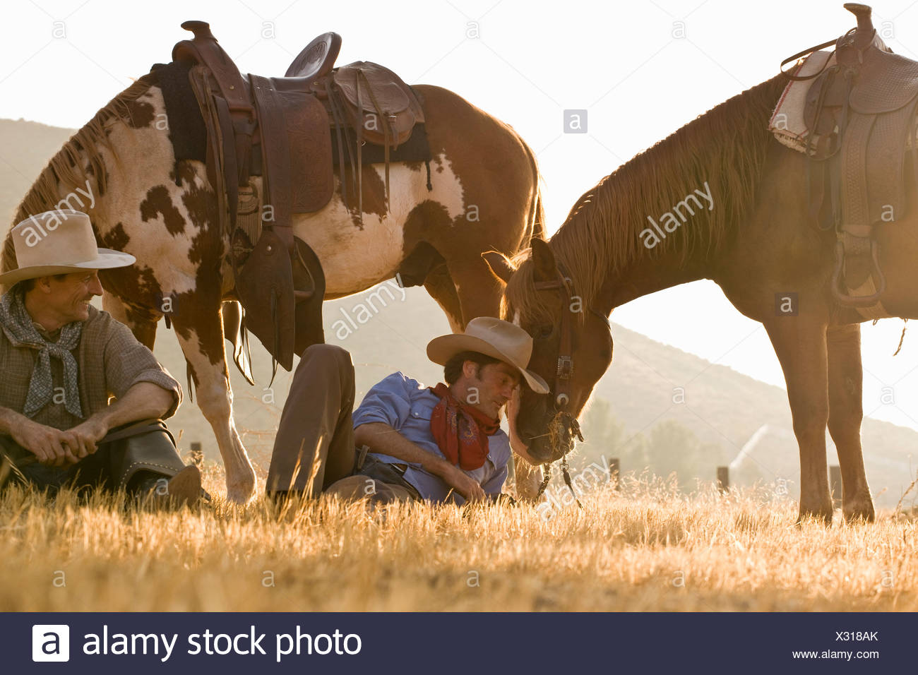 Cowboy Resting High Resolution Stock Photography and Images - Alamy