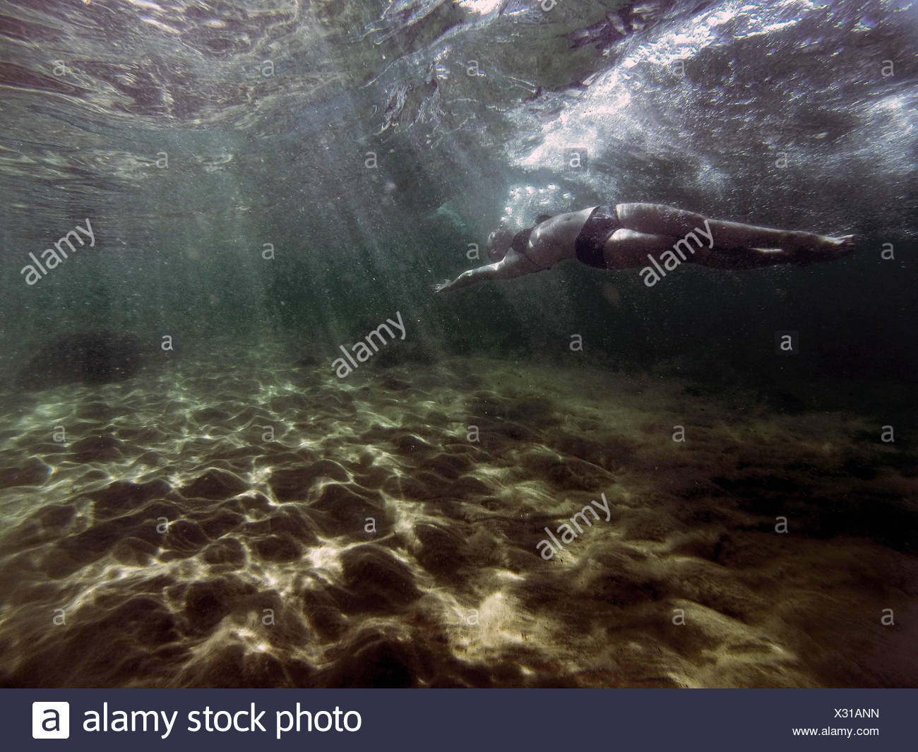 Floating Underwater High Resolution Stock Photography and Images - Alamy