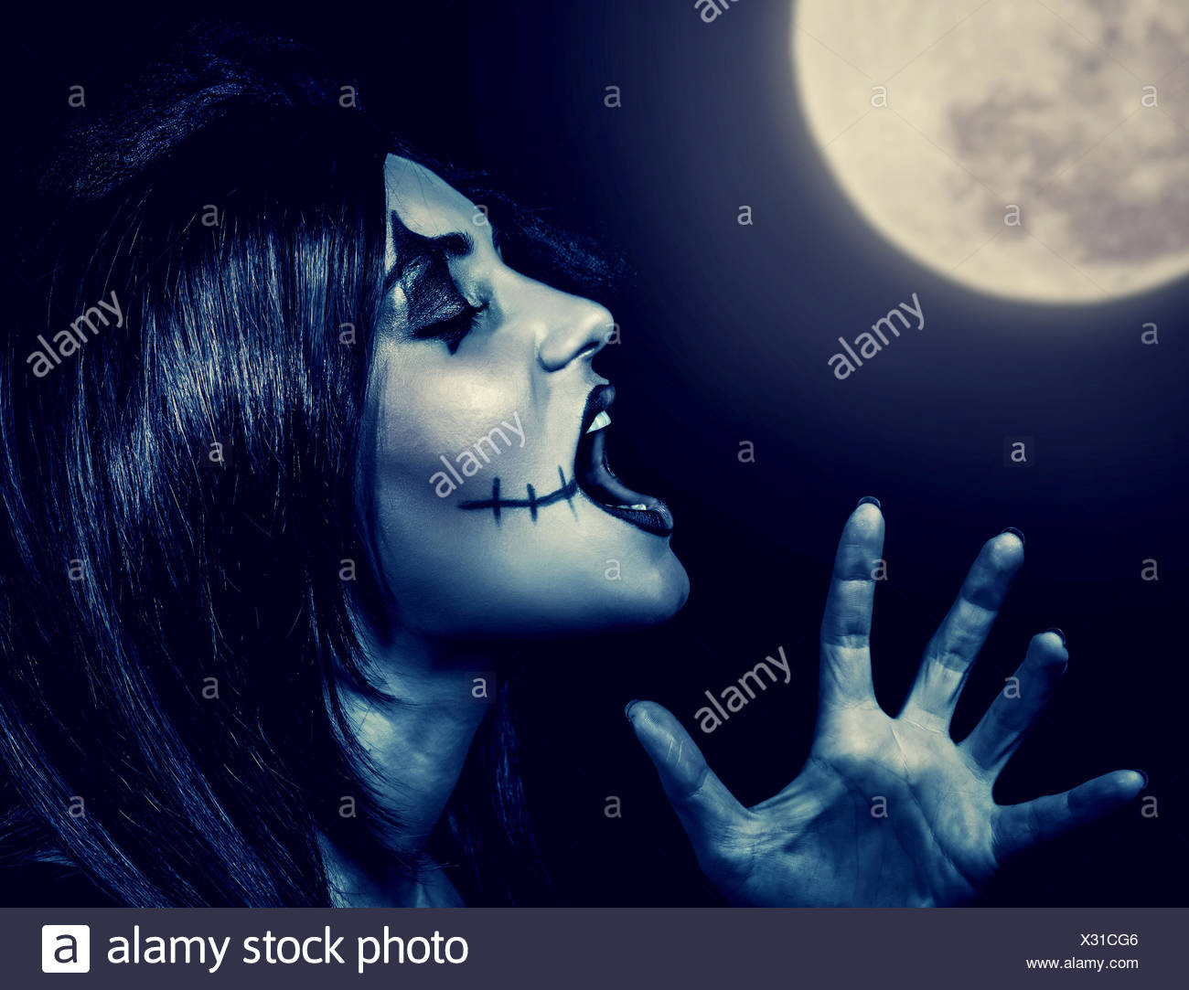 Werewolf Woman High Resolution Stock Photography and Images - Alamy