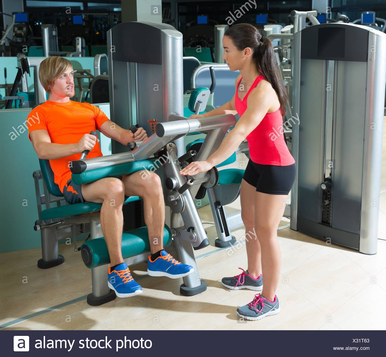 Leg Curl Gym High Resolution Stock Photography and Images - Alamy