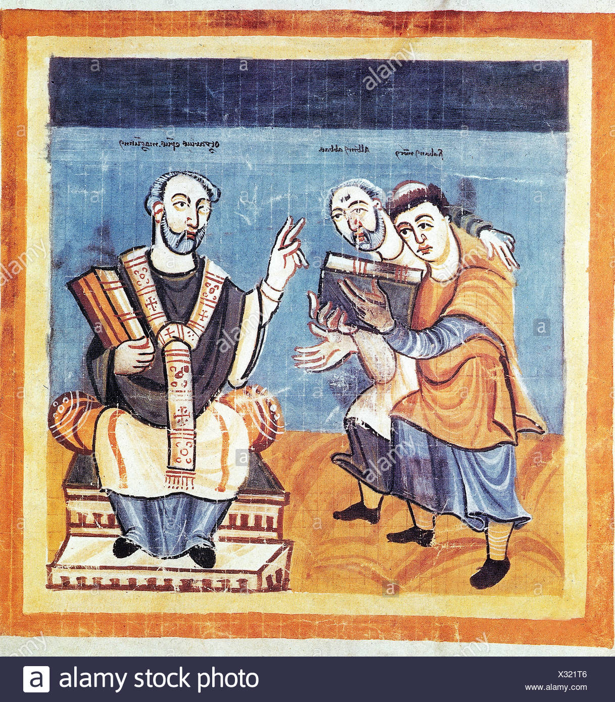 Medieval Library Monk High Resolution Stock Photography and Images - Alamy