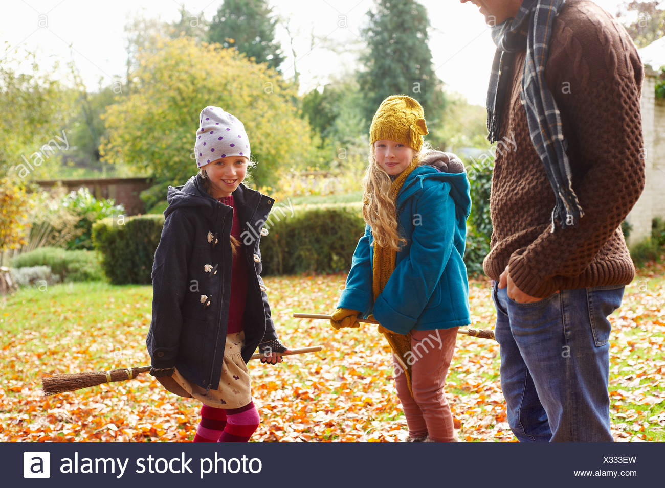 Girl Riding On Broom Stock Photos & Girl Riding On Broom Stock Images ...