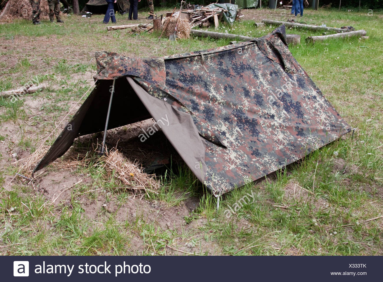 Camouflage Tent High Resolution Stock Photography and Images - Alamy