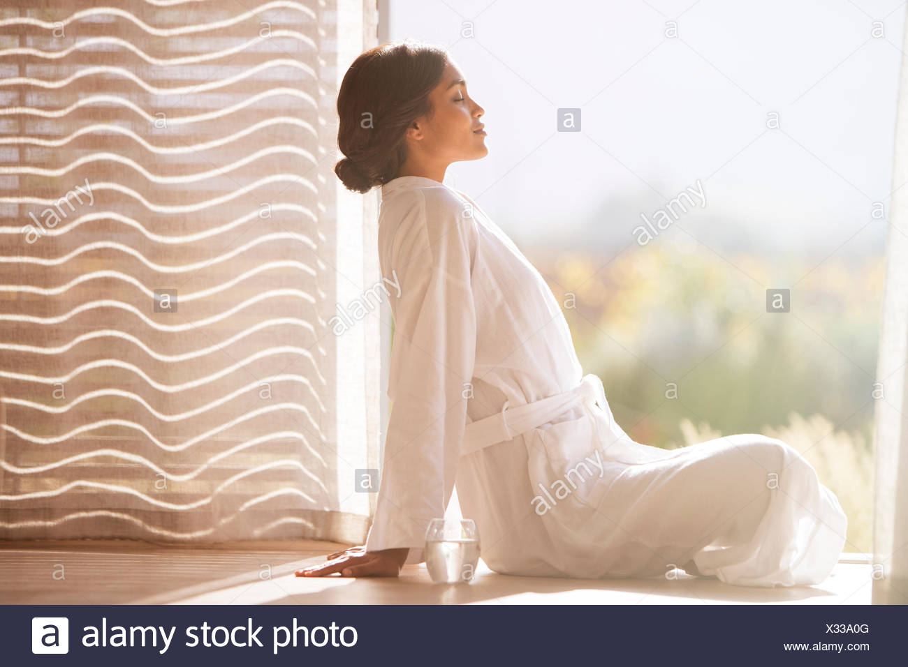 African Closed Eyes Serene High Resolution Stock Photography and Images ...