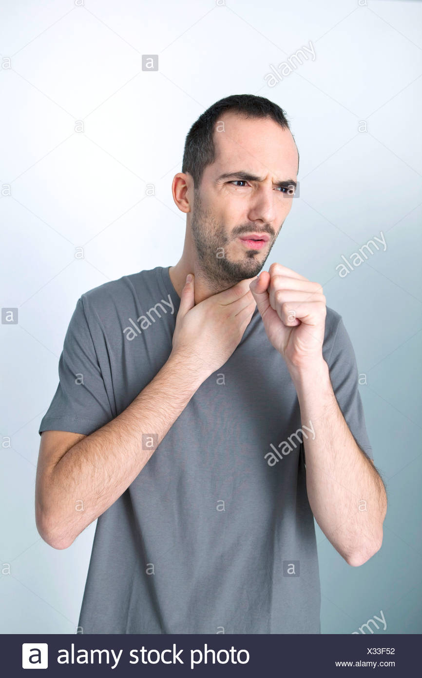 Old Man Coughing Stock Photos & Old Man Coughing Stock Images - Alamy