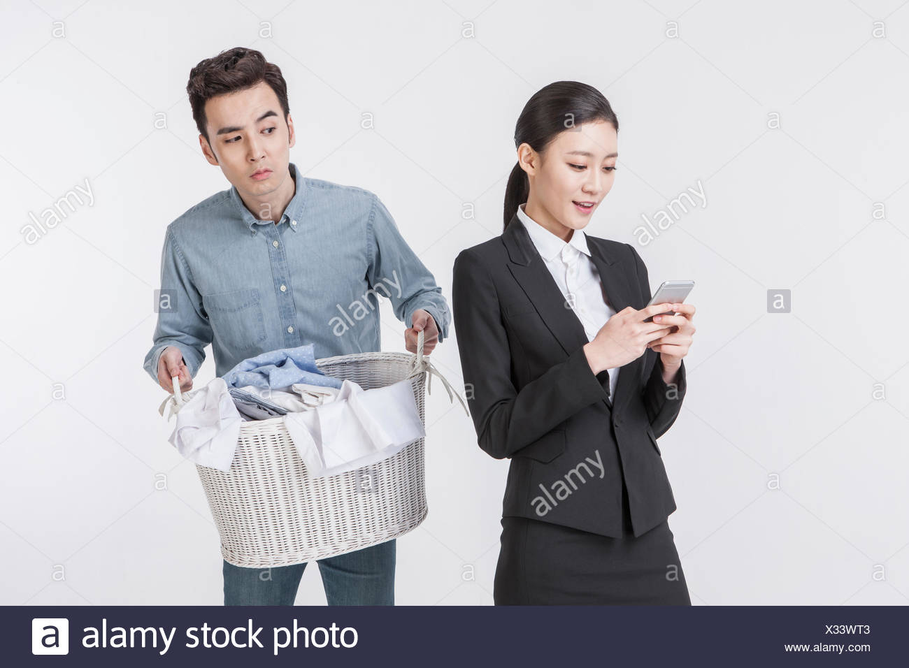 Role Reversal Couple Stock Photos & Role Reversal Couple Stock Images ...