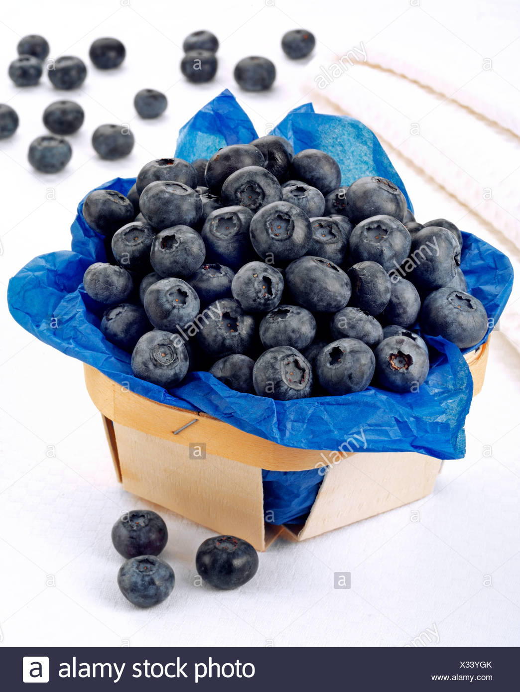 Punnet Of Blueberries Stock Photos & Punnet Of Blueberries Stock Images ...
