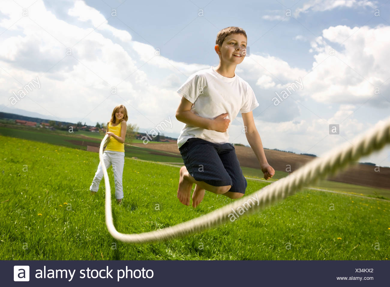 Jumping Rope Children Stock Photos & Jumping Rope Children Stock Images ...