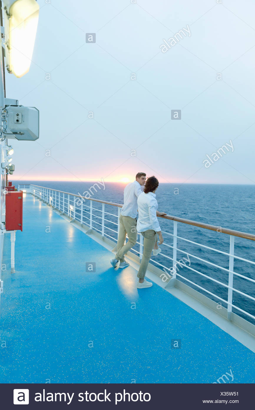 Man Standing On Ship Deck High Resolution Stock Photography and Images ...