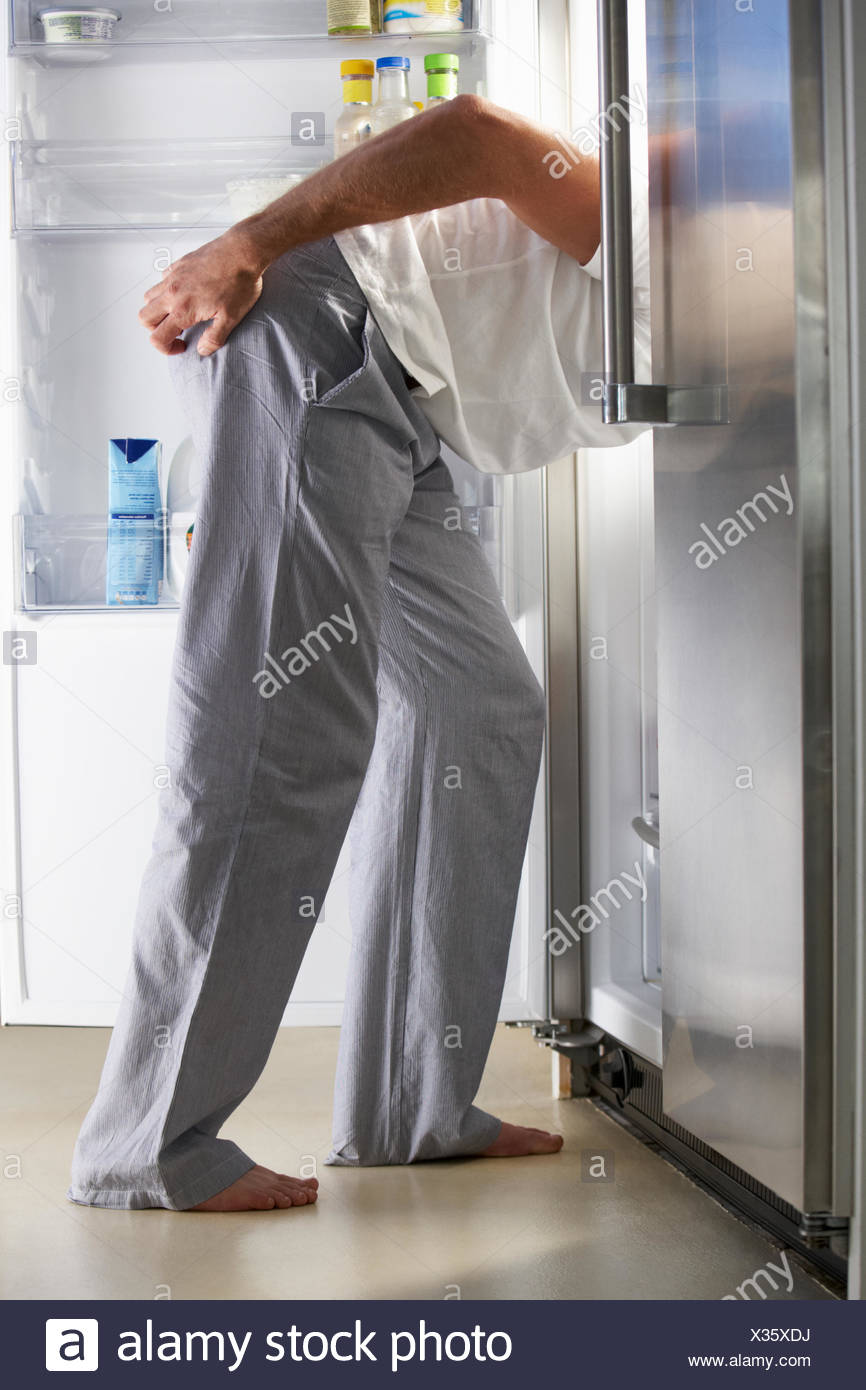 Raiding Fridge High Resolution Stock Photography and Images - Alamy