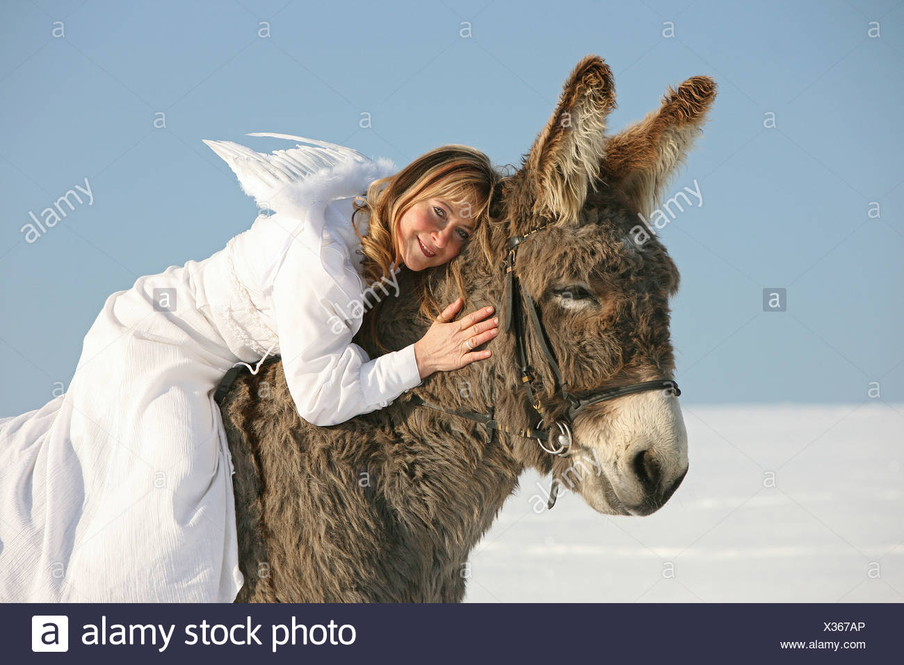 Woman And Donkey High Resolution Stock Photography and Images - Alamy