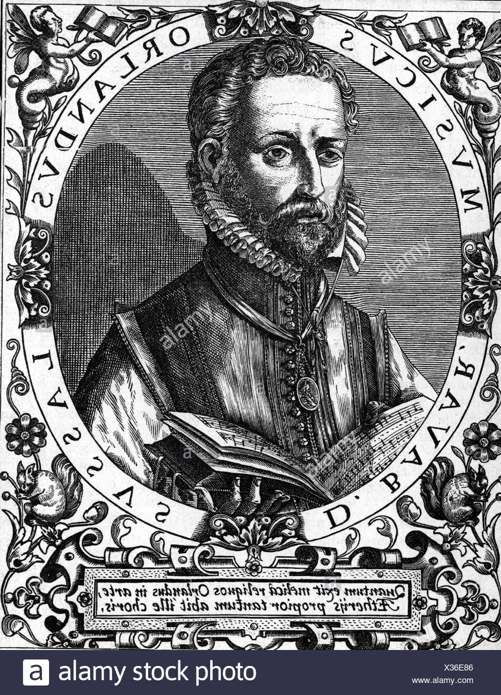 Orlando Di Lasso Composer Black and White Stock Photos & Images - Alamy