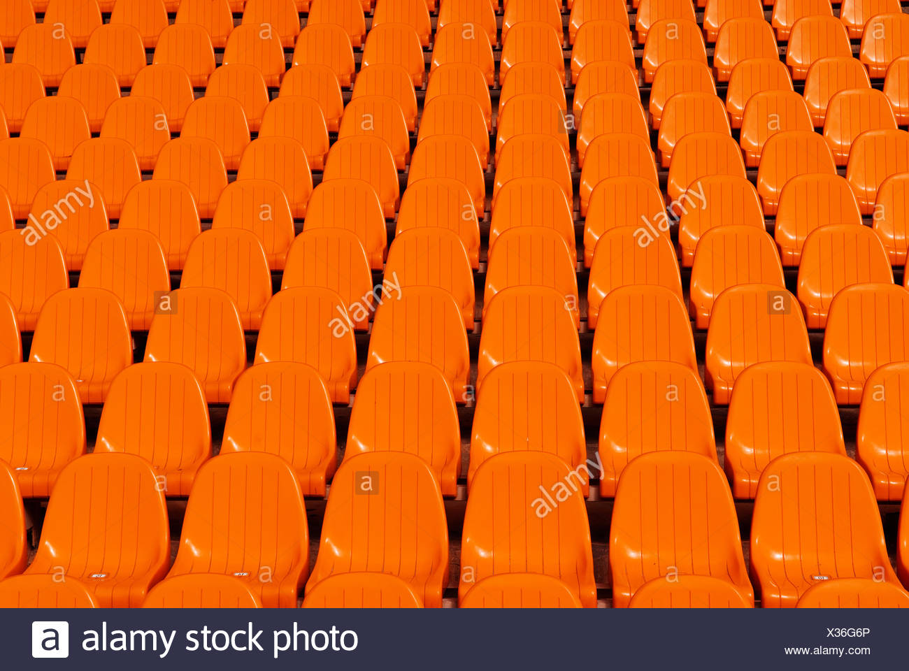 Orange Stadium Seats - Anacetoz