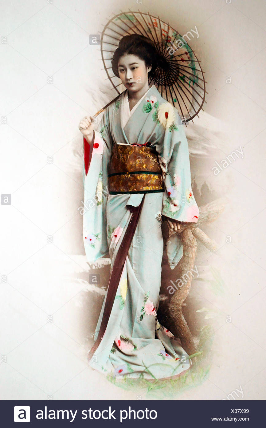 Geisha Umbrella Japan High Resolution Stock Photography and Images - Alamy
