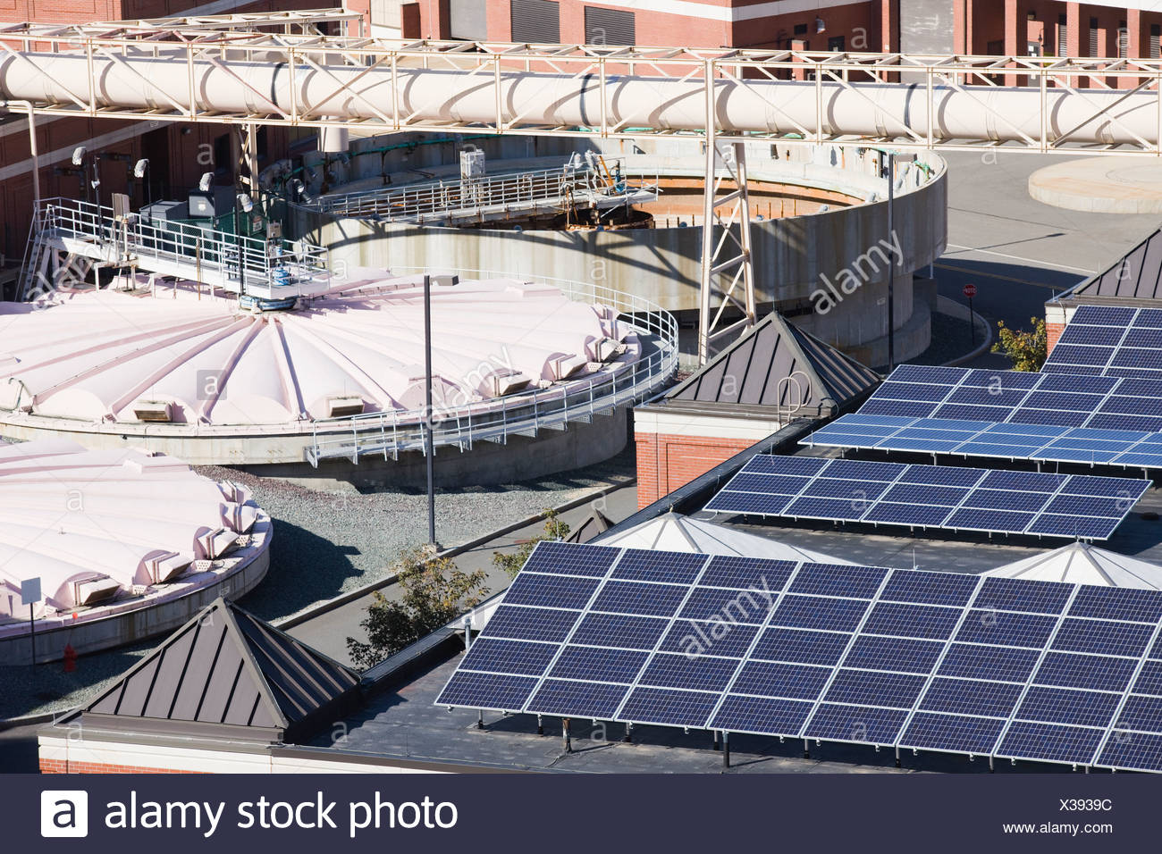 Solar Sewage Treatment Plant Stock Photos & Solar Sewage Treatment ...