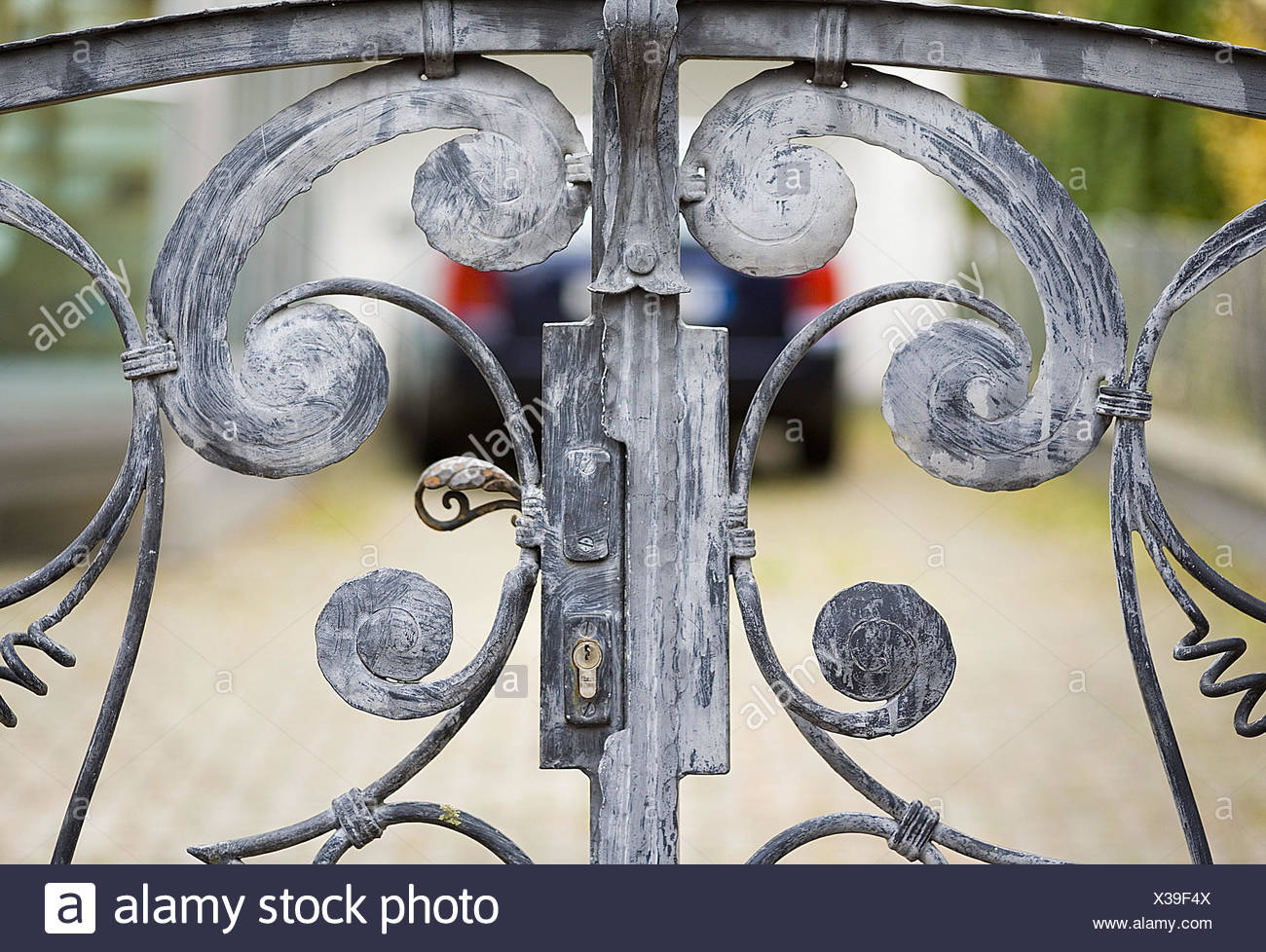 Close Up Wrought Iron Gate High Resolution Stock Photography and Images ...