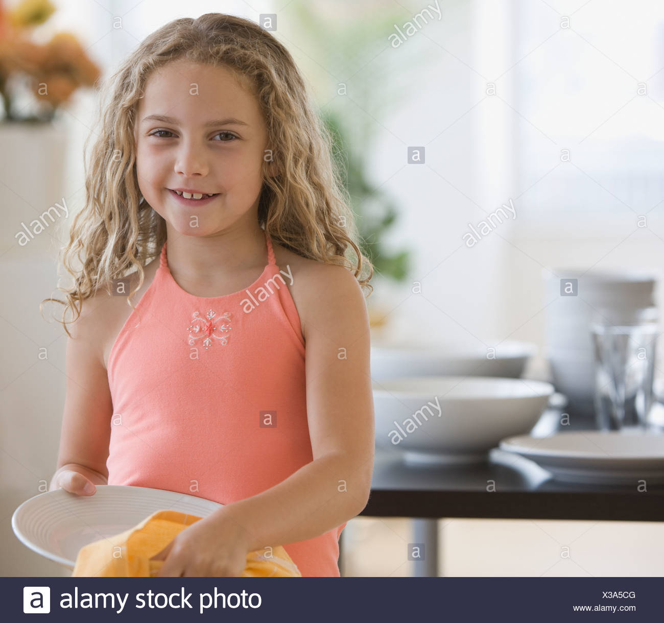Girl Dry High Resolution Stock Photography and Images - Alamy
