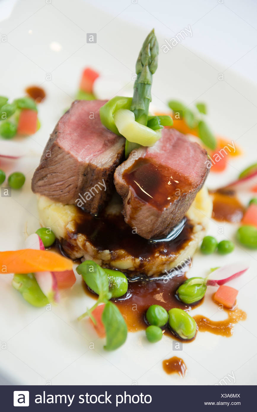 Pork Tenderloin Fine Dining High Resolution Stock Photography and ...