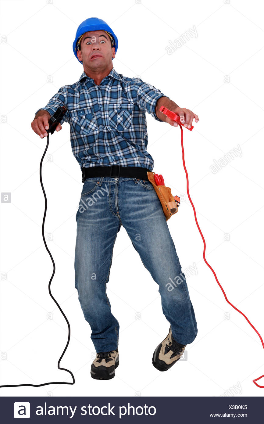 Man Being Electrocuted High Resolution Stock Photography and Images - Alamy