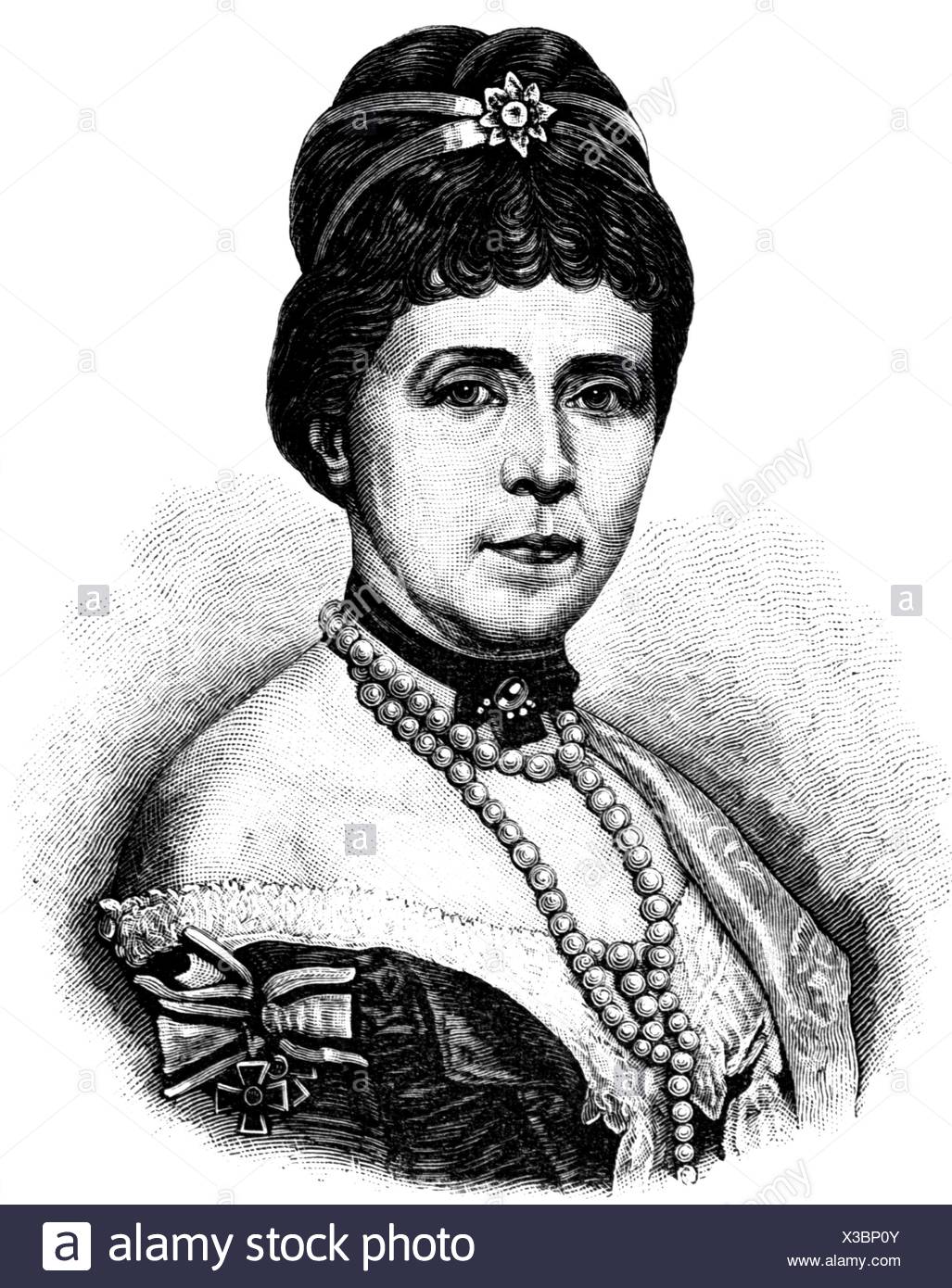 Princess Augusta Of Saxe Weimar Eisenach High Resolution Stock ...