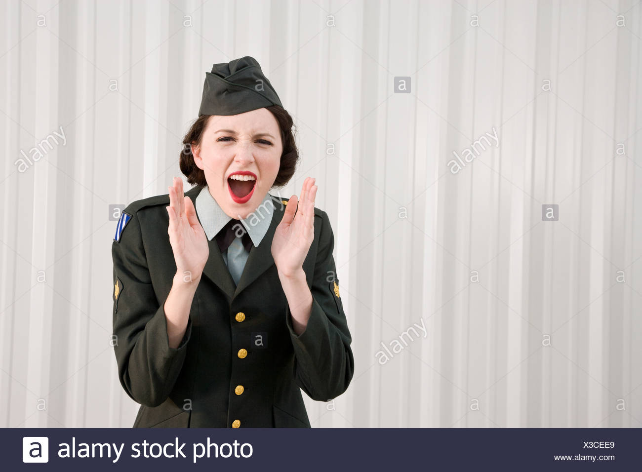 Army Officer Shouting High Resolution Stock Photography and Images - Alamy
