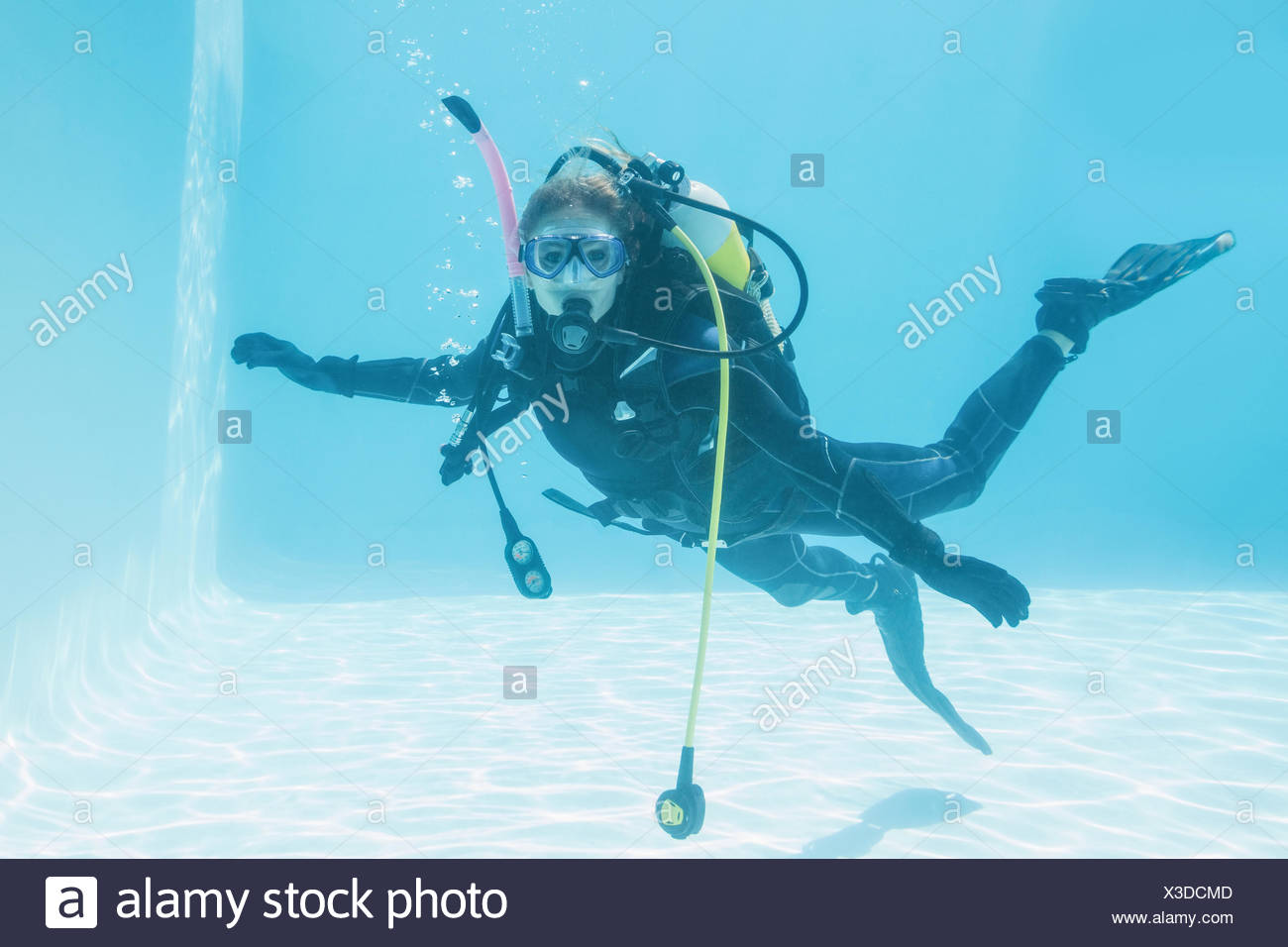 Pretty Woman Scuba Diving High Resolution Stock Photography and Images ...