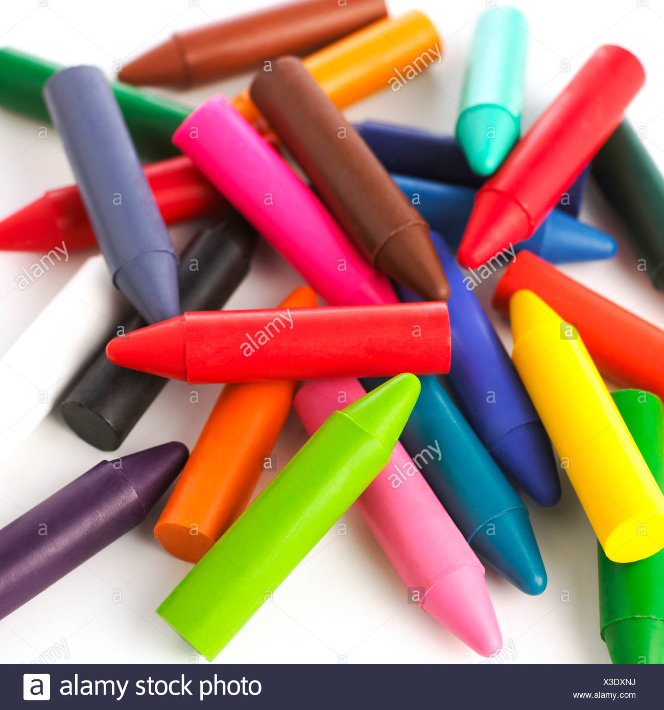 Pile Crayons High Resolution Stock Photography and Images - Alamy