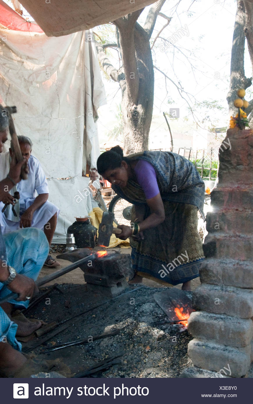 Indian Blacksmith High Resolution Stock Photography and Images - Alamy