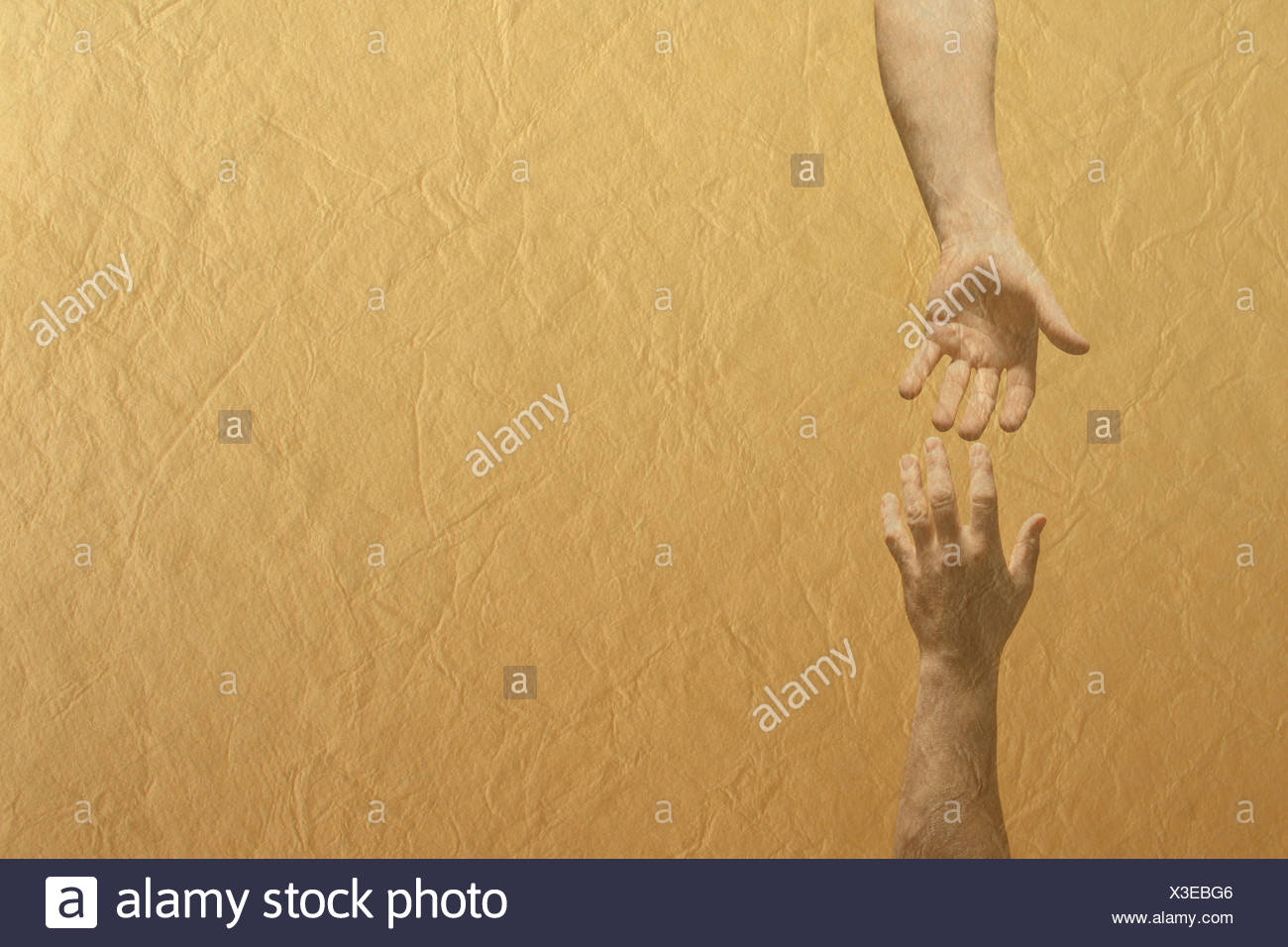 Two Reaching Hands High Resolution Stock Photography and Images - Alamy