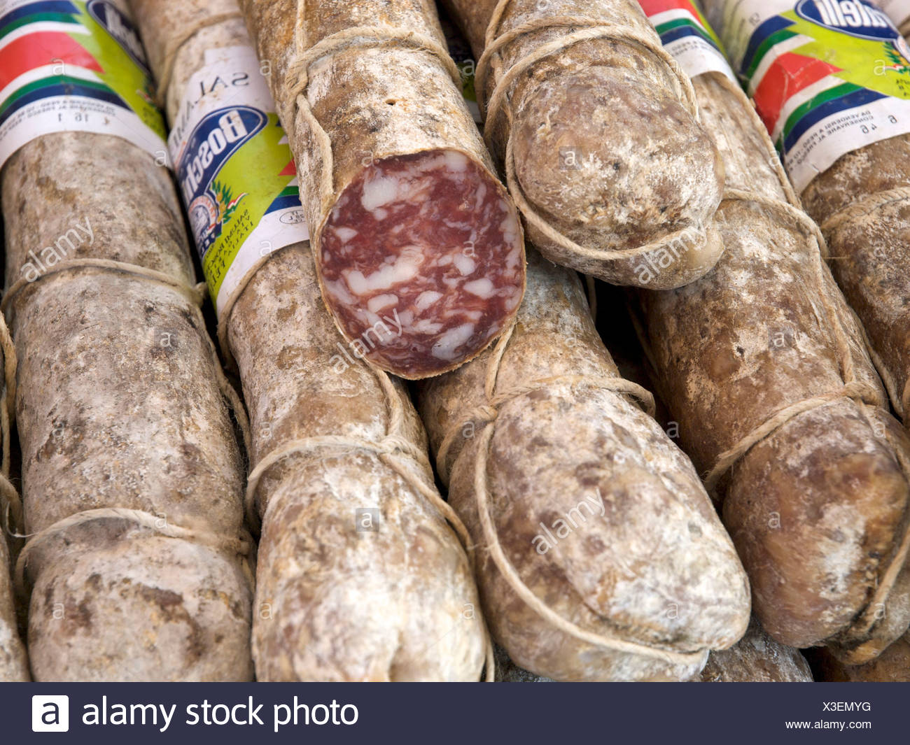 String Of Sausages High Resolution Stock Photography and Images - Alamy