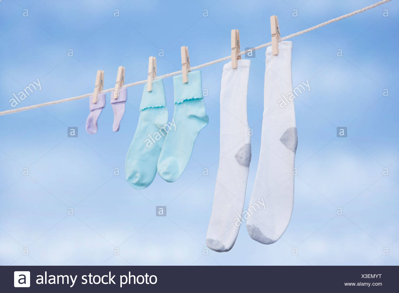 Laundry Drying Socks High Resolution Stock Photography and Images - Alamy