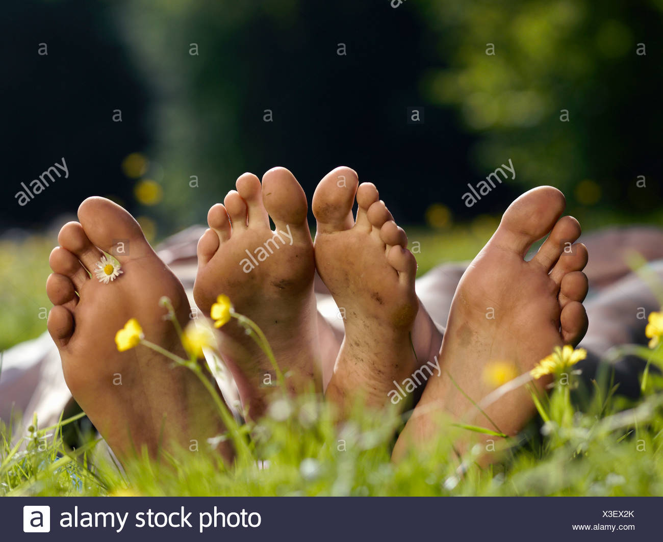 Feet Soles Grass High Resolution Stock Photography and Images - Alamy