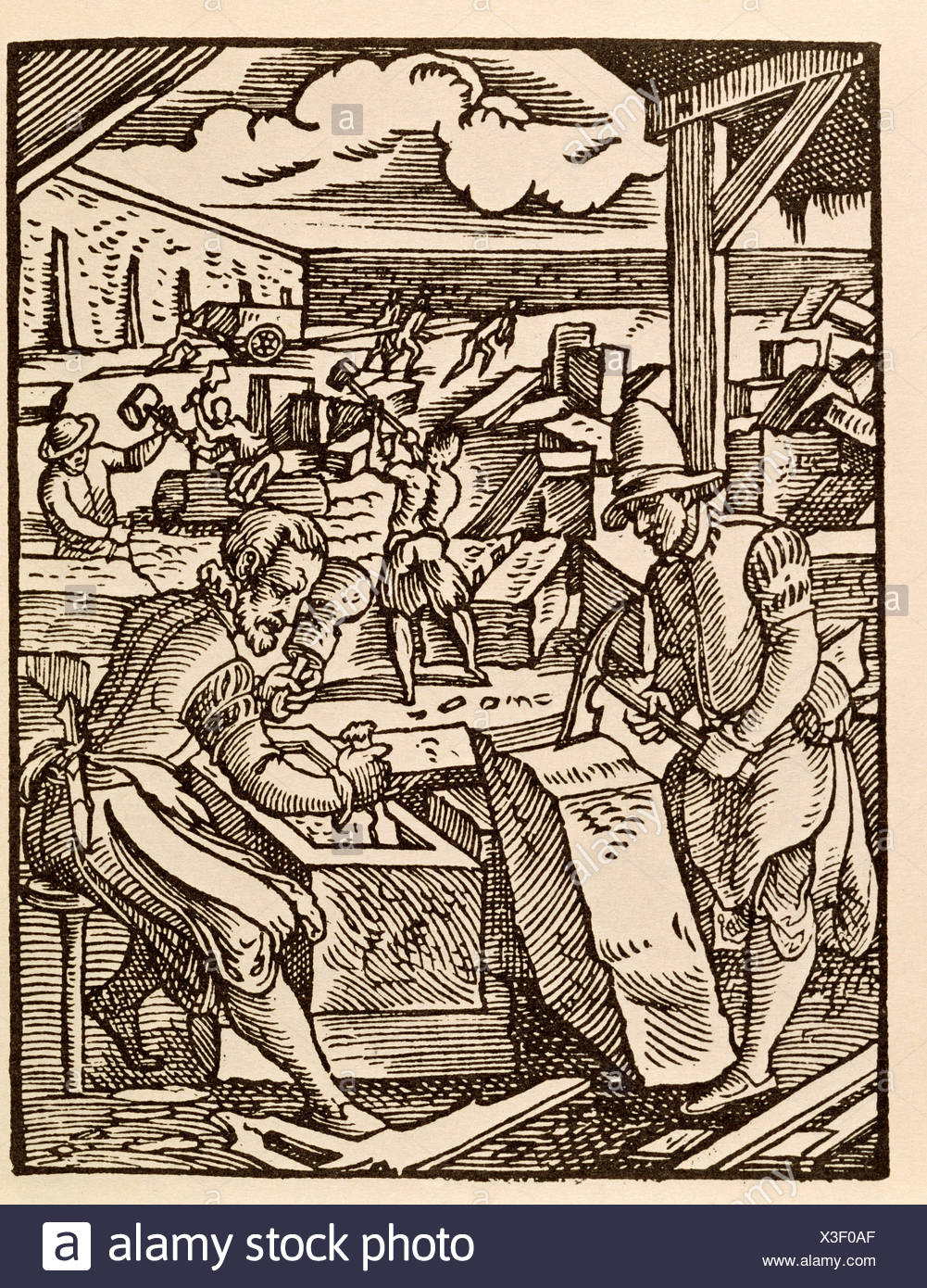 Bricklayer Drawing High Resolution Stock Photography and Images - Alamy