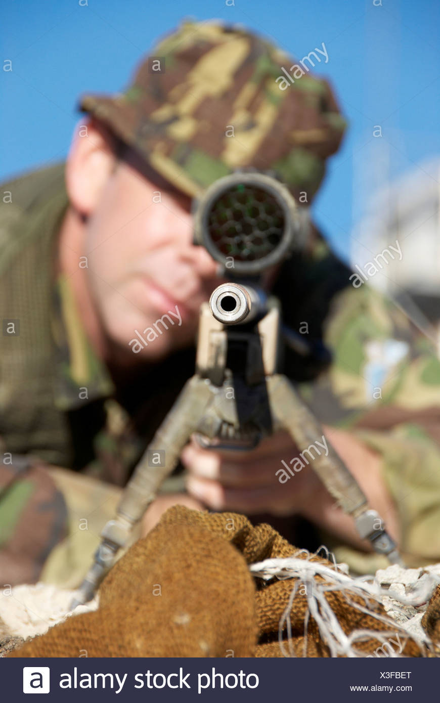 Sniper Rifle At Range High Resolution Stock Photography and Images - Alamy