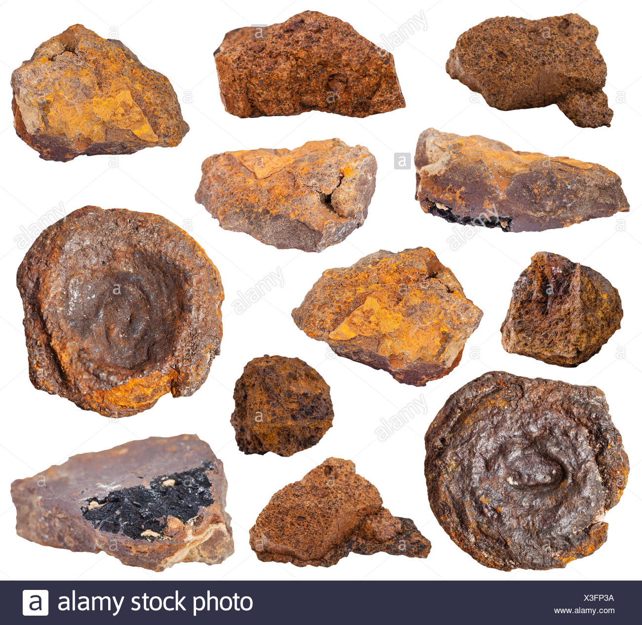 Limonite Mineral Rock Sample High Resolution Stock Photography and ...