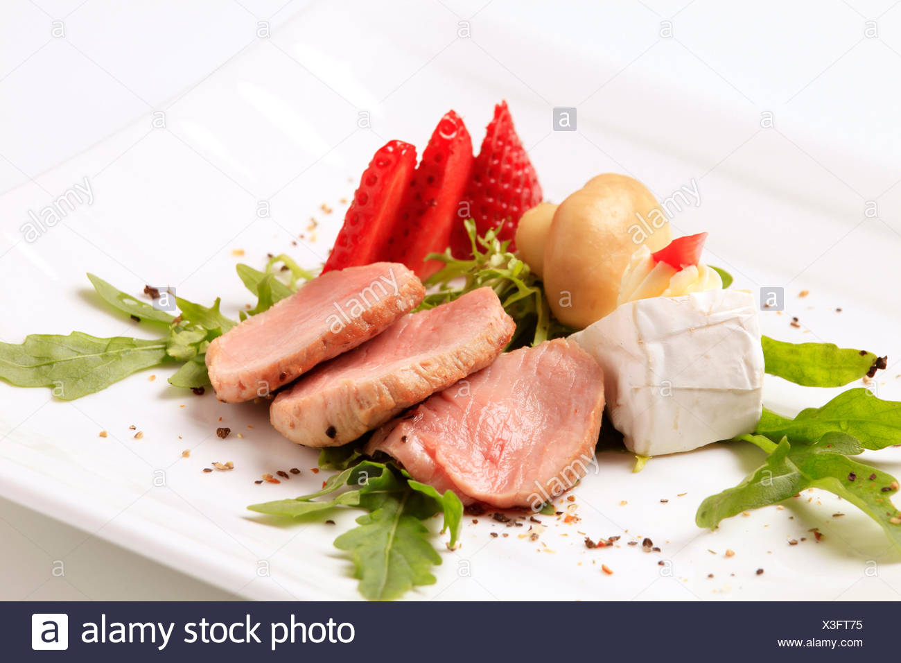 Pork Tenderloin Fine Dining High Resolution Stock Photography and ...